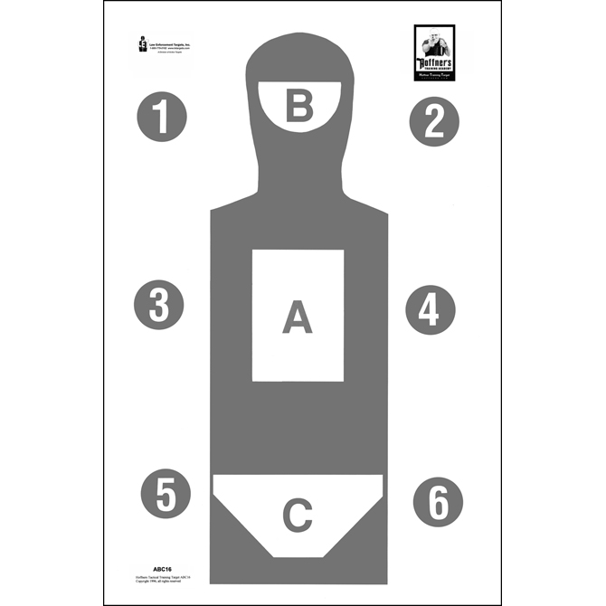 Law Enforcement Targets | Action Target : Hoffners Training Academy Target