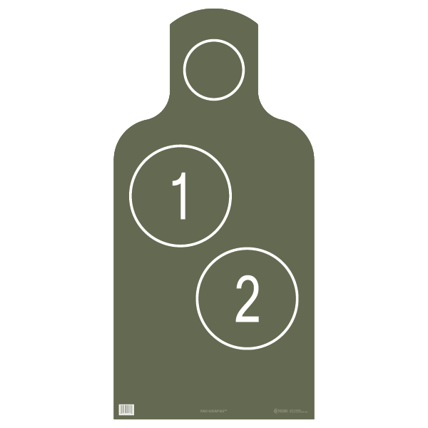 Action Target : US Air Force Combat Arms Training Course Target