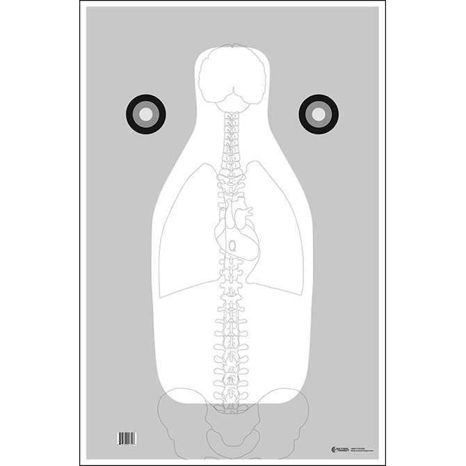 Action Target : All Weather FBI Q Target w/ Vital Anatomy