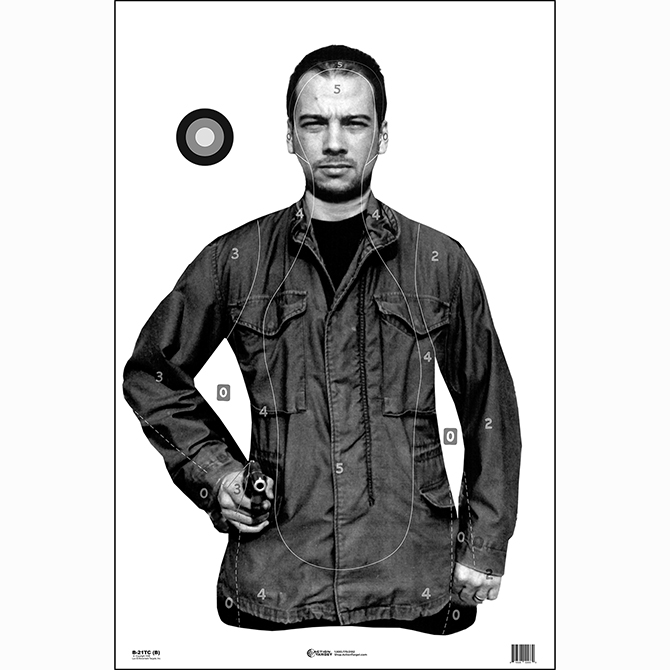 Action Target : B-21E Photo Target (Version B)