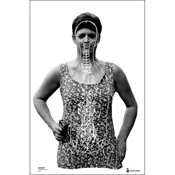 Action Target : B-21E Vital Anatomy Photo Target (Version A)