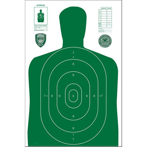 Law Enforcement Targets | Action Target: Federal Reserve B-27E Target
