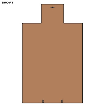 Law Enforcement Targets | Action Target : Die Cut Target System Backer