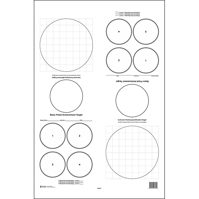 Action Target : Basic Pistol Target