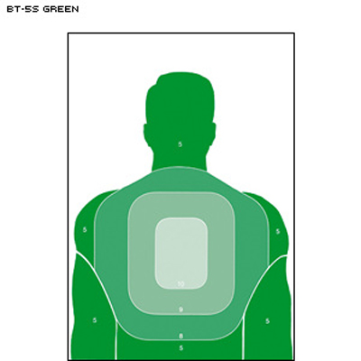 Law Enforcement Targets | Action Target : BT-5S Target (Green)