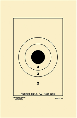 Law Enforcement Targets | Action Target : US Dept. of Defense A-1000 ...