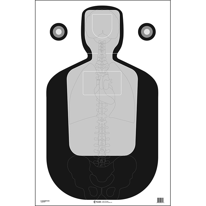 Action Target : TQ-19 Qualification Target w/ Vital Anatomy