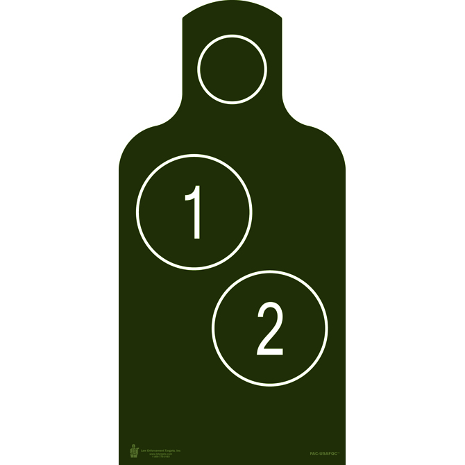 Action Target : US Air Force Combat Arms Training Course Target