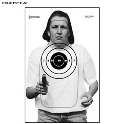 Law Enforcement Targets | Action Target : FBI Q Scoring Photo Target ...