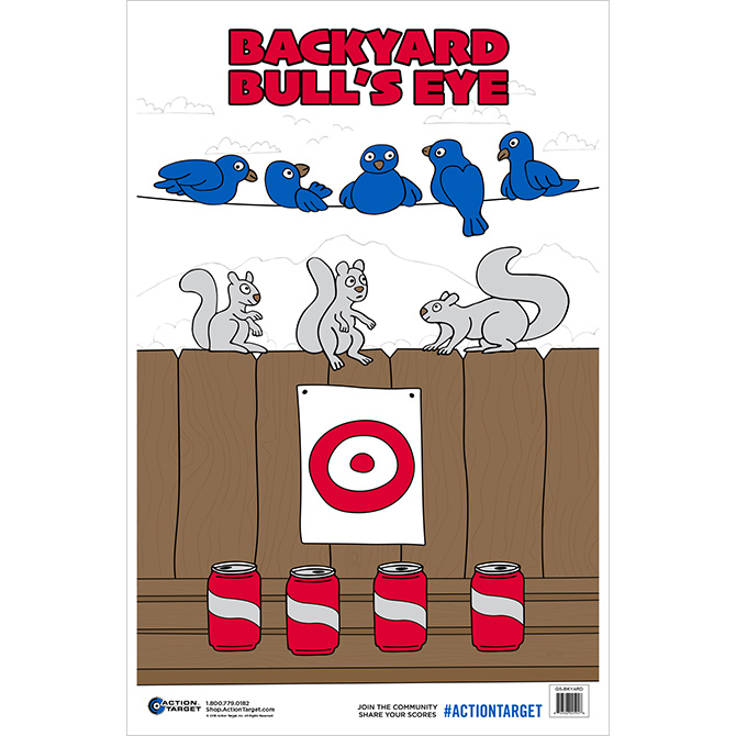 Action Target : Back Yard Bull's Eye Target