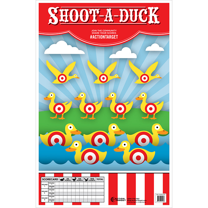 Action Target : Shoot-A-Duck Target