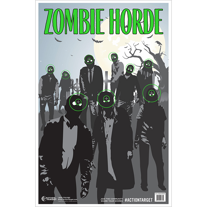 Action Target : Zombie Horde Target