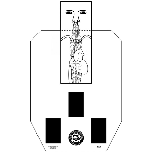 Law Enforcement Targets | Action Target : Die Cut IPSC/IDPA Facer ...