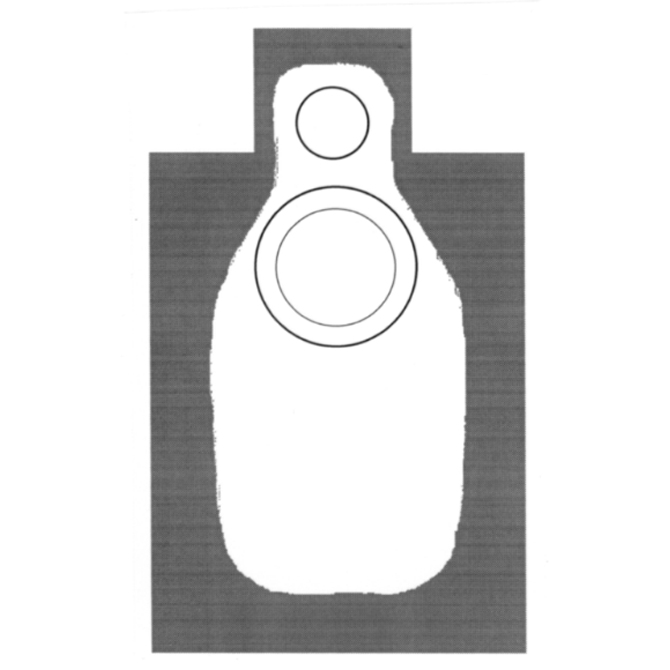 Law Enforcement Targets | Action Target : IALEFI Q Cardboard Target Facer