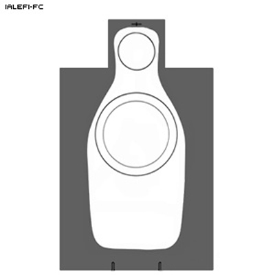 Law Enforcement Targets | Action Target : IALEFI Q Cardboard Target Facer