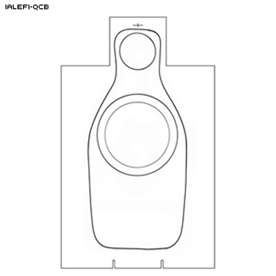 Law Enforcement Targets | Action Target : Modified Q Cardboard Target ...