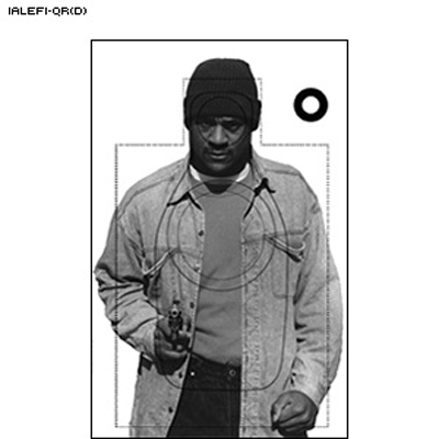 Law Enforcement Targets | Action Target : IALEFI Black and White Photo ...