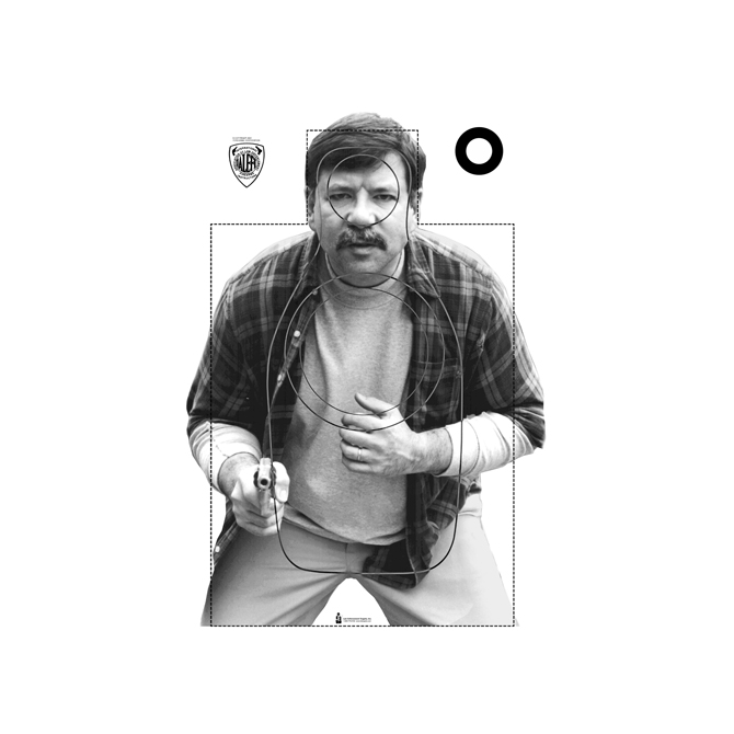 Law Enforcement Targets | Action Target : IALEFI Black and White Photo ...