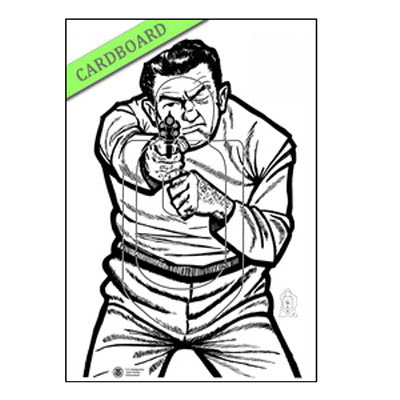 Action Target : 2009 ICE-QT "Thug" Cardboard Target