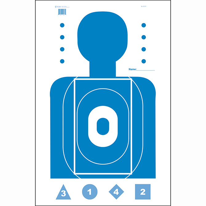 Cook Co Sheriff's Police Training Paper Target for Shooting