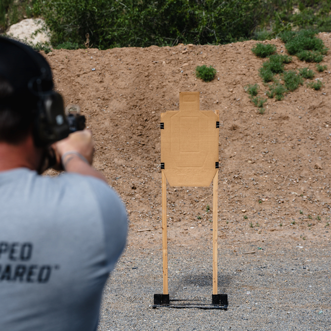 Action Target : IPSC/USPSA Cardboard Torso Target (100 Pack)