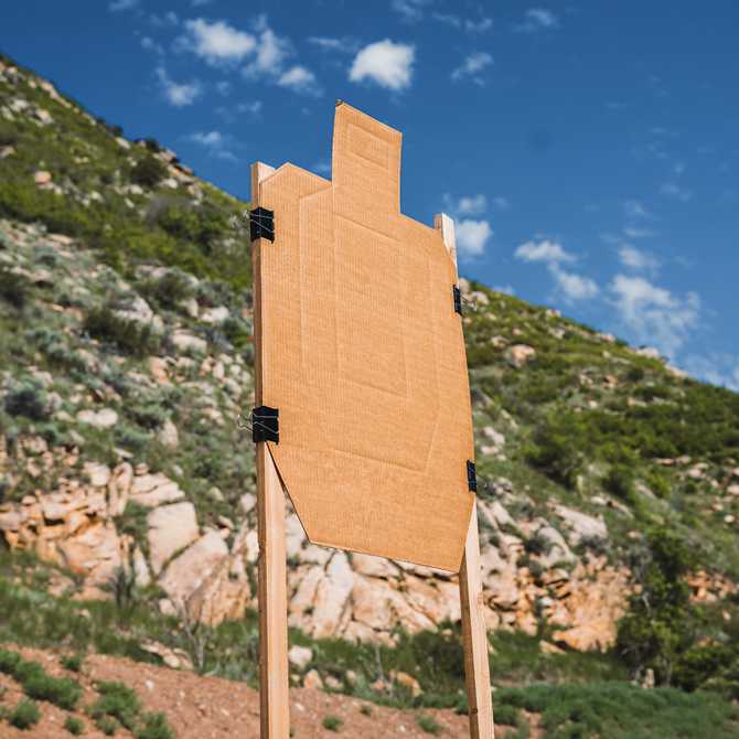 Action Target : IPSC/USPSA Cardboard Torso Target (100 Pack)