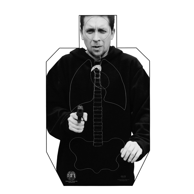 Action Target: IPSC Cardboard Tactical Cardboard Facer