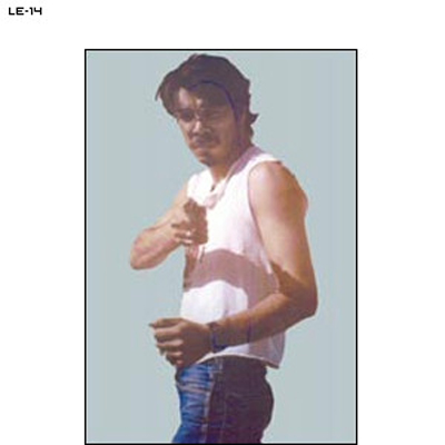 Law Enforcement Targets | Action Target : Man Standing Sideways w/ Gun ...