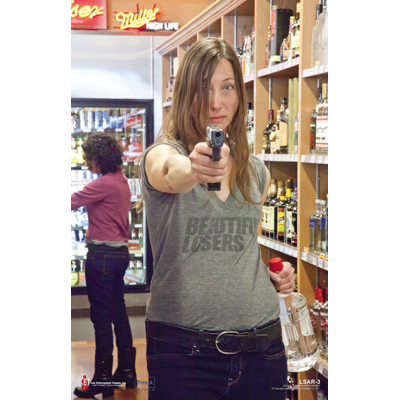 Law Enforcement Targets | Action Target : Woman w/ Gun and Bystander ...