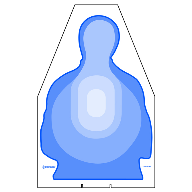 Law Enforcement Targets | Action Target : Trapezoidal Die Cut ...