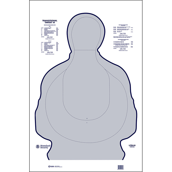 Action Target : FLETC Transitional Target III