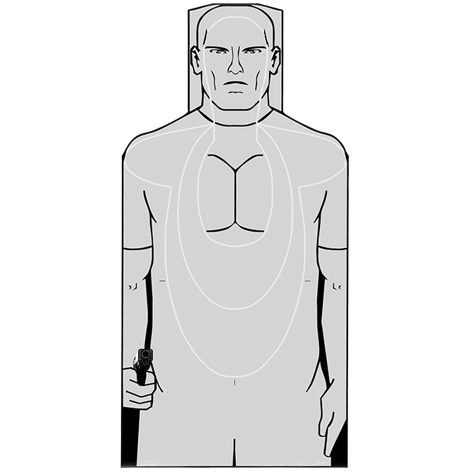 Action Target : US Marine Corps Qualification Program Pistol Target