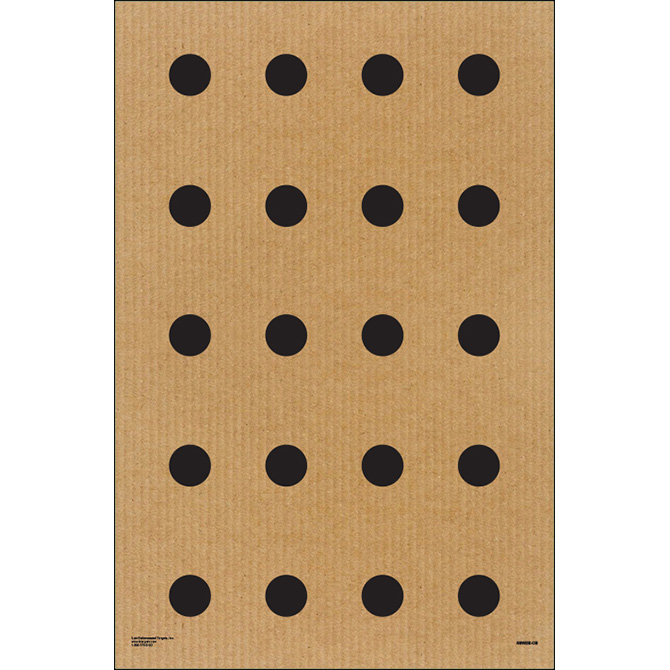 Action Target: Small Dot Cardboard Target
