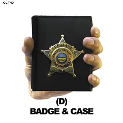Law Enforcement Targets | Action Target : Sheriff Badge & Case Hand Overlay
