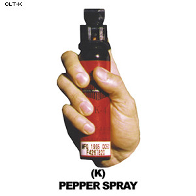 Law Enforcement Targets | Action Target : Pepper Spray Hand Overlay