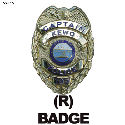 Law Enforcement Targets | Action Target : Badge Hand Overlay