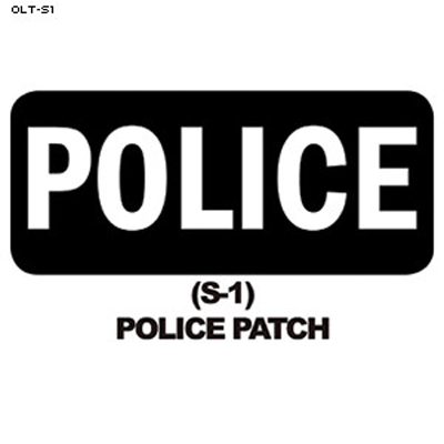 Law Enforcement Targets | Action Target : Police Patch Overlay