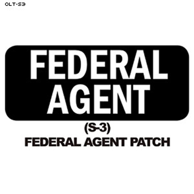 Law Enforcement Targets | Action Target : Federal Agent Patch Overlay