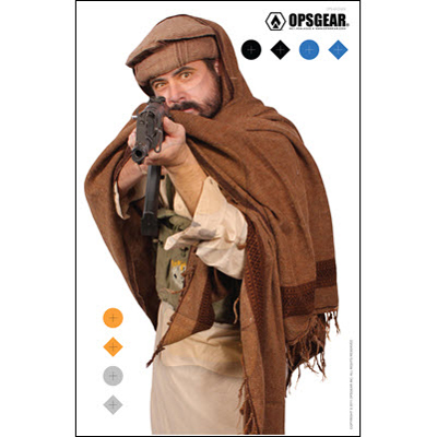 Law Enforcement Targets | Action Target : OpsGear Real Threat Afghan Target