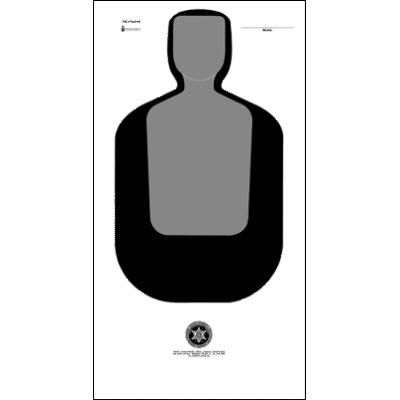 Law Enforcement Targets | Action Target : TQ-21 Economy Target on 45" Paper