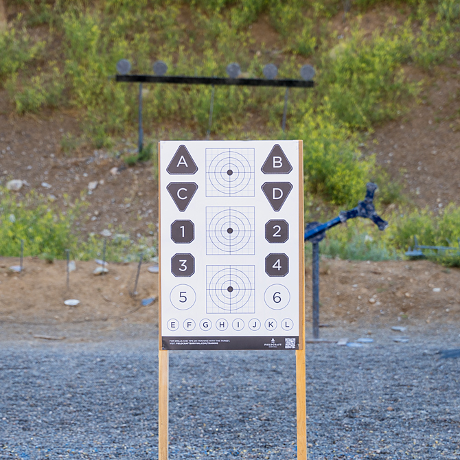 Fieldcraft Survival Double Sided Target by Action Target