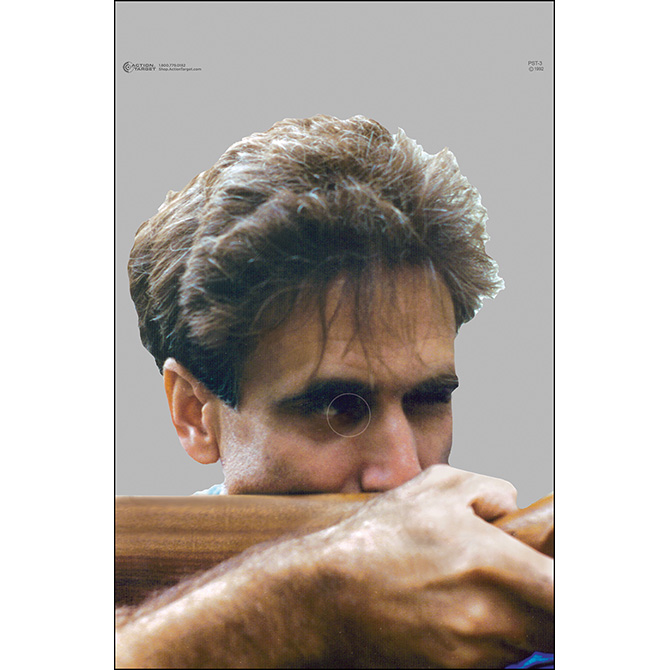 PST-3 Sniper Headshot Paper Target for Precision Training