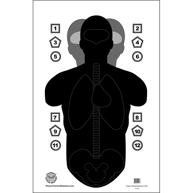 Action Target | Phoenix Tactical Solutions Training Target #2