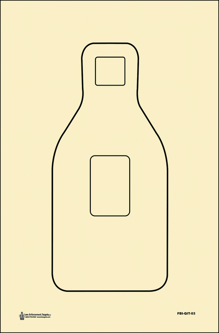 Law Enforcement Targets | Action Target : FBI QIT-03 Qualification Target