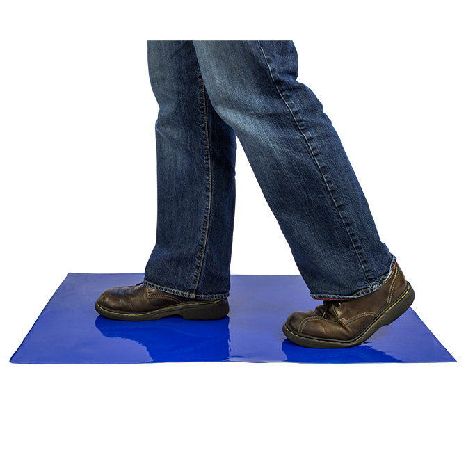 Action Target : Shooting Range Sticky Mat - 24" x 36" (Blue)