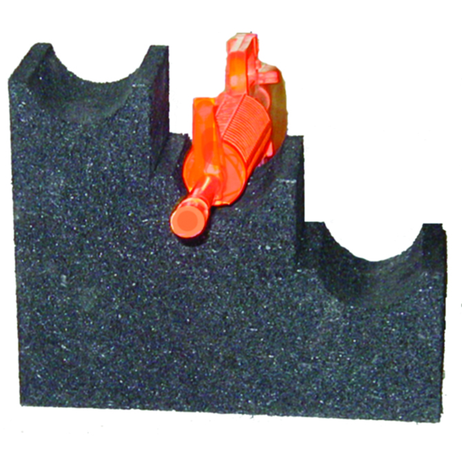 Law Enforcement Targets | Action Target : Rubber Rifle Sighting Block