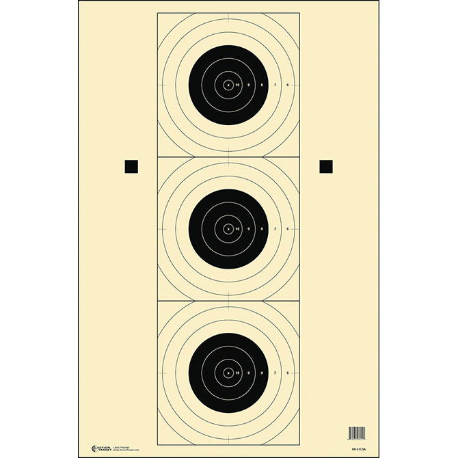 Law Enforcement Targets | Action Target : Three Bull's-Eye Military ...