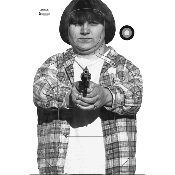Law Enforcement Targets | Action Target : TQ-21 Photo Target (Version B)