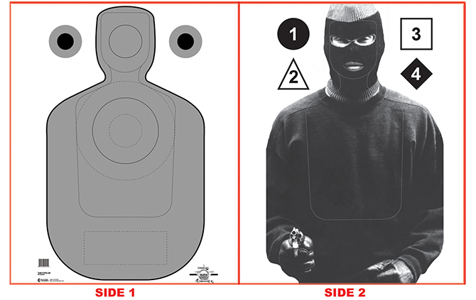 Action Target : Charleston (SC) Police Two Sided TQ-21 Target