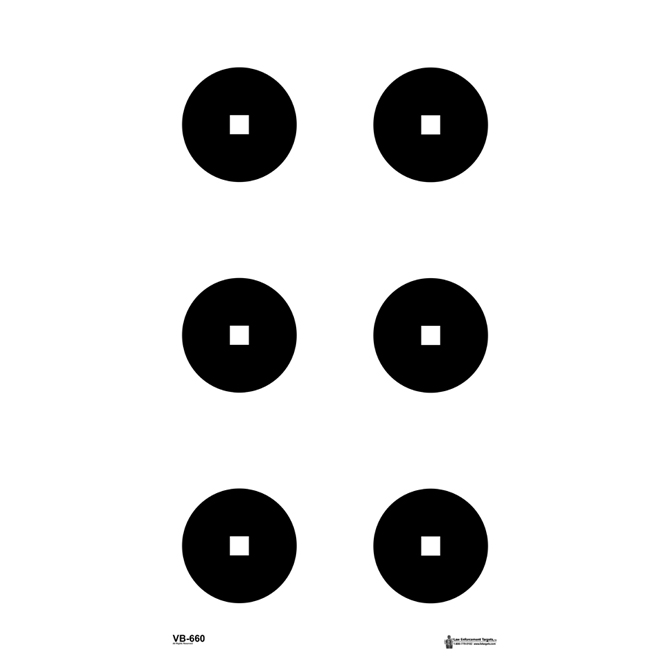 Law Enforcement Targets | Action Target : Military 6" Aimpoint Dot ...